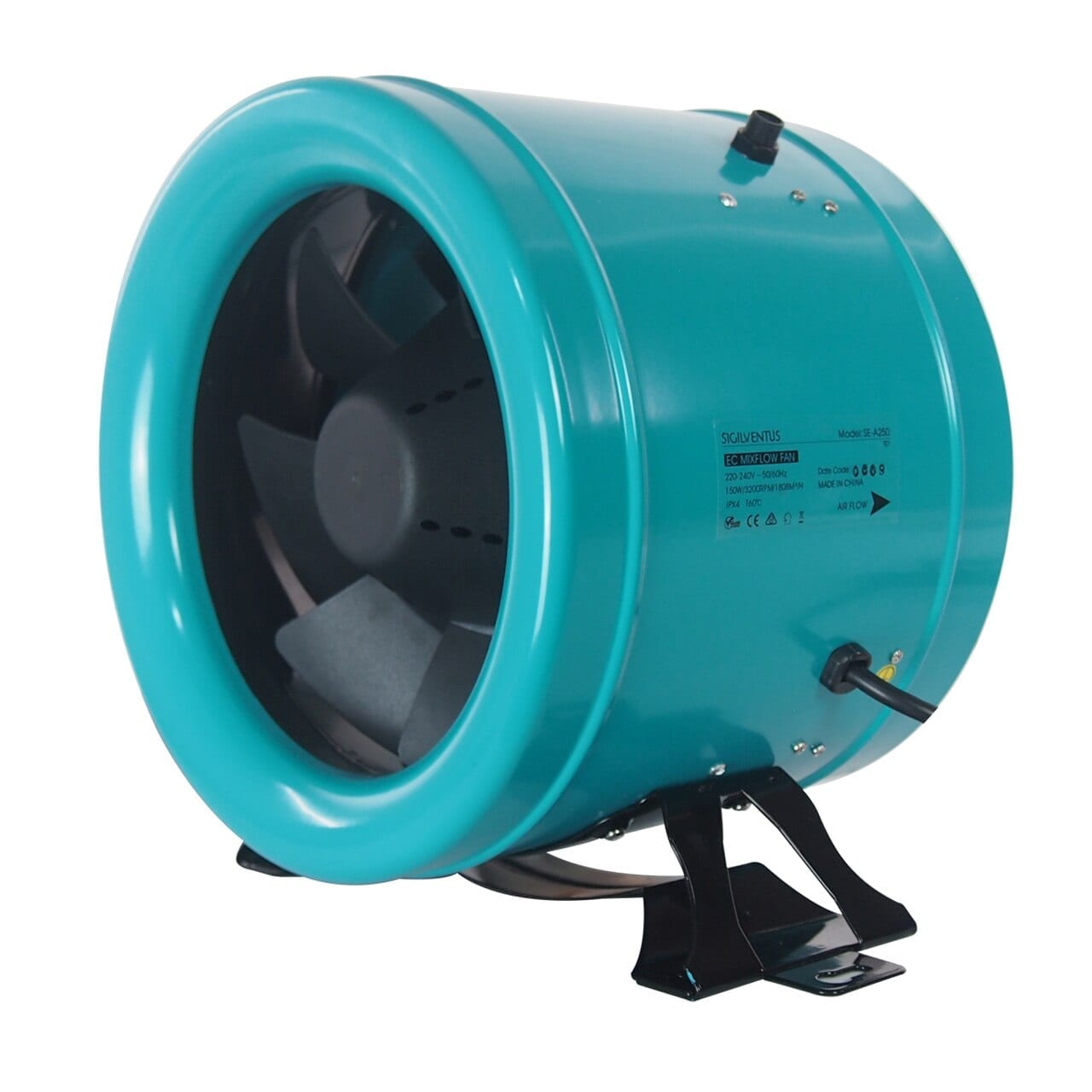 SIGILVENTUS EC MixFlow Inline Fan With Speed Controller 10"[250MM ...